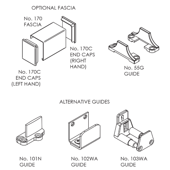 PBF eStore - Brio Slide Track Twinwheel 45 | Parker Black and Forrest